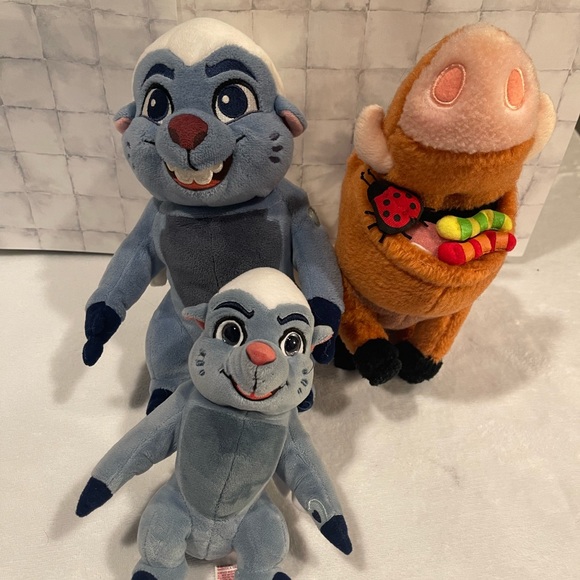 Disney | Toys | Disney Store Bunga The Lion King Badger X2 Plus Warthog ...